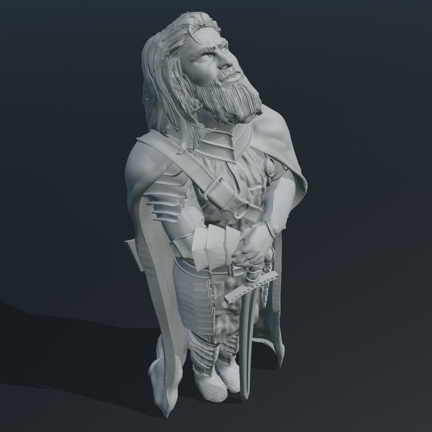 3D Printed Warrior Soldier Model 3D model | CGTrader