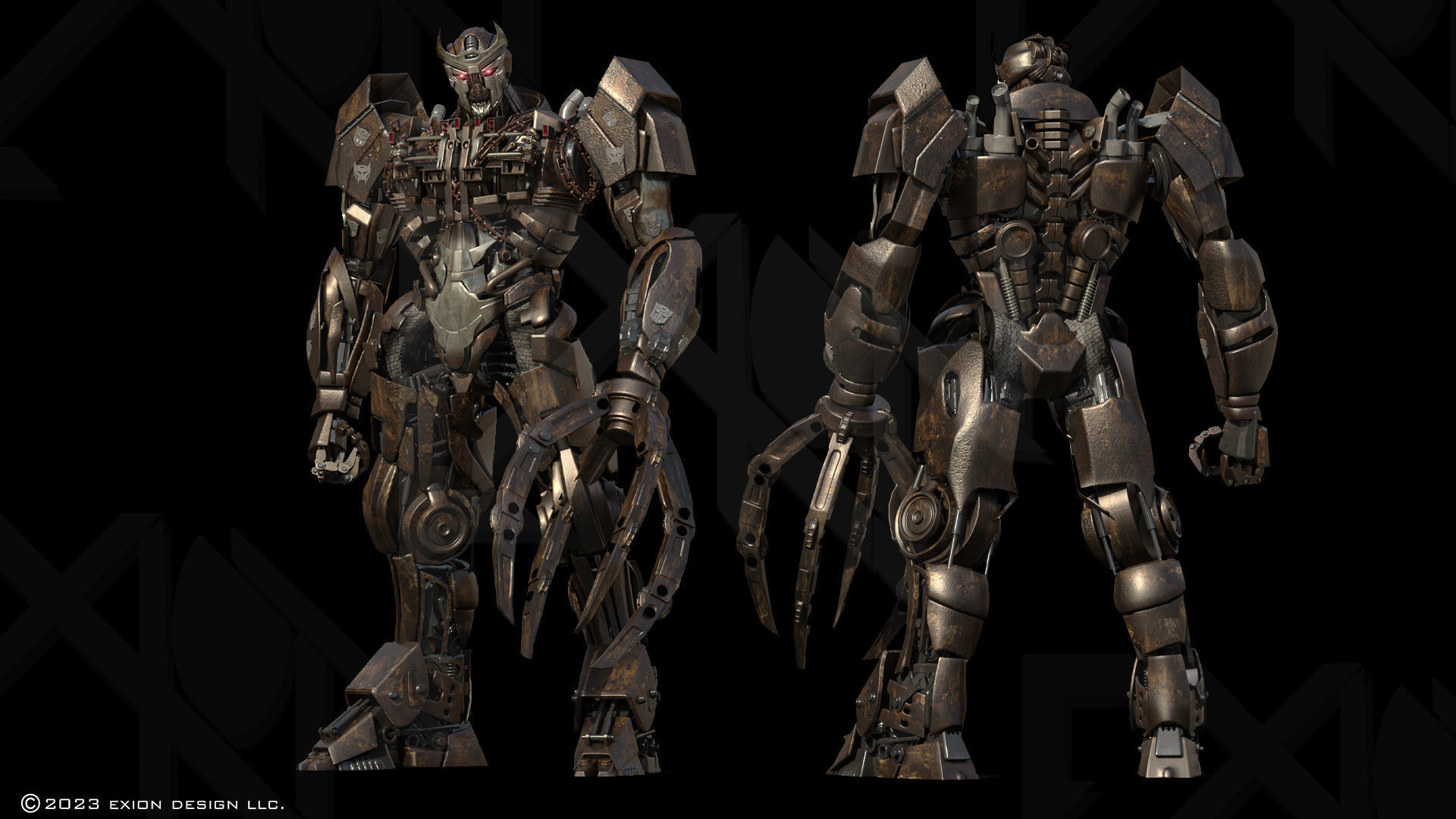 Transformers Scourge ROTB 3D model rigged | CGTrader