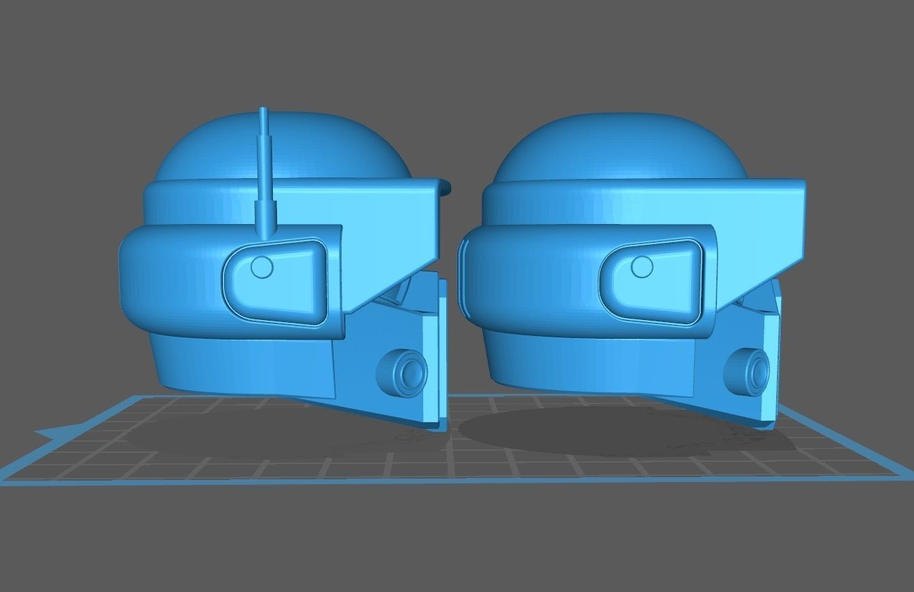 Custom Imperial Storm Commando Specialist helmet twelth scale 3D model ...