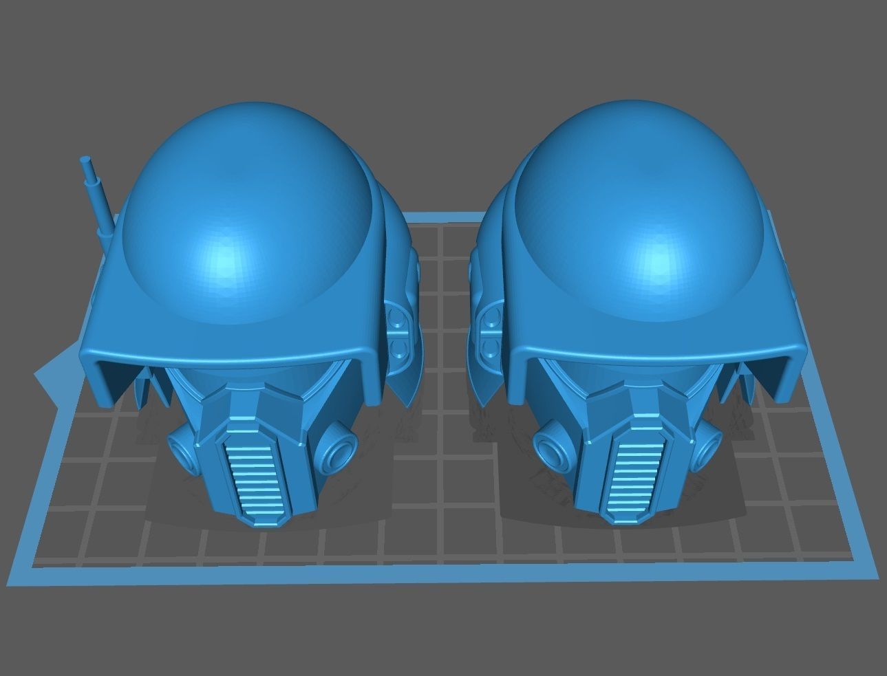 Custom Imperial Storm Commando Officer helmet for twelth scale 3D model ...