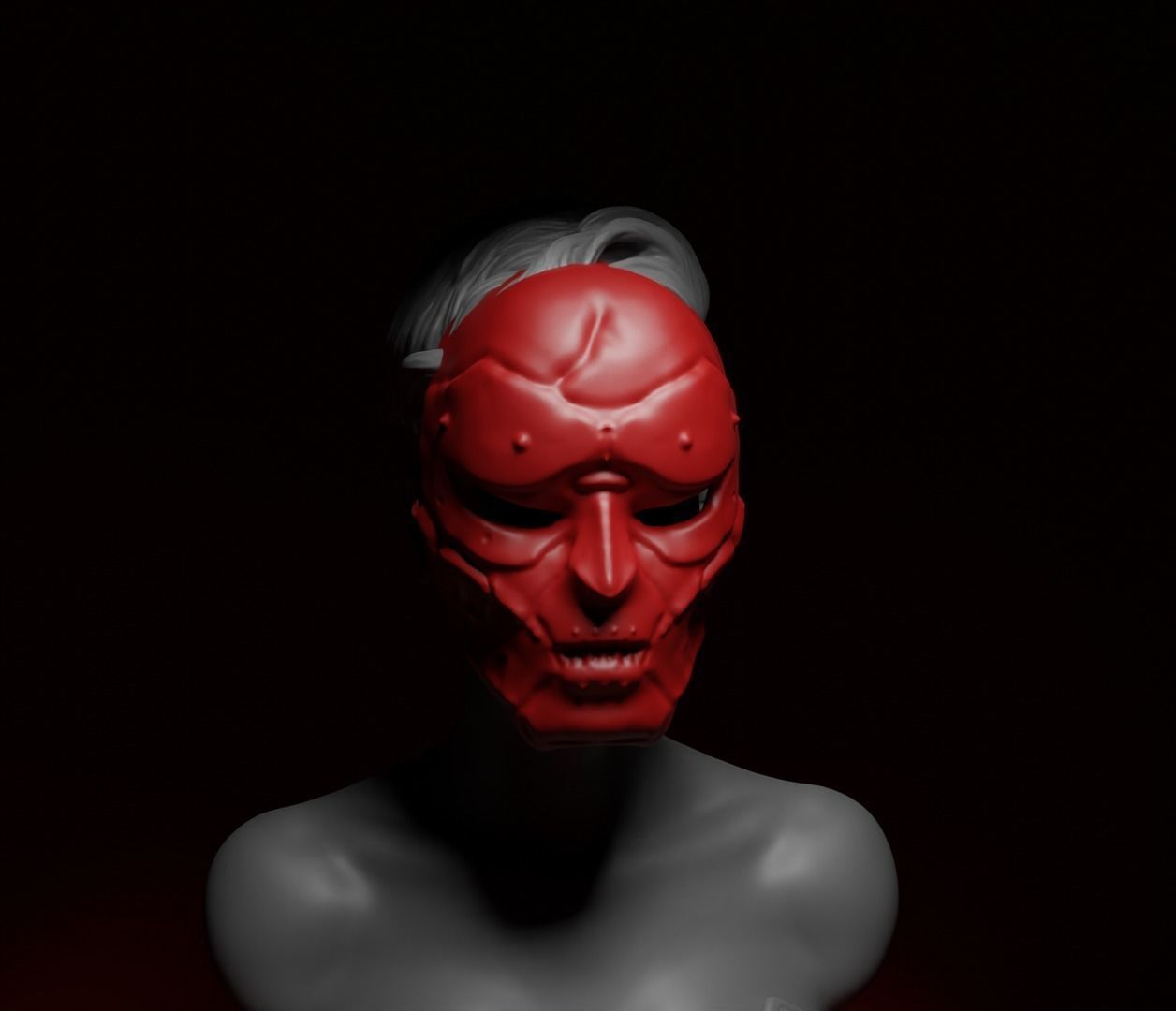 Doom Game Cosplay Mask - Costume Mask 3D model 3D printable | CGTrader