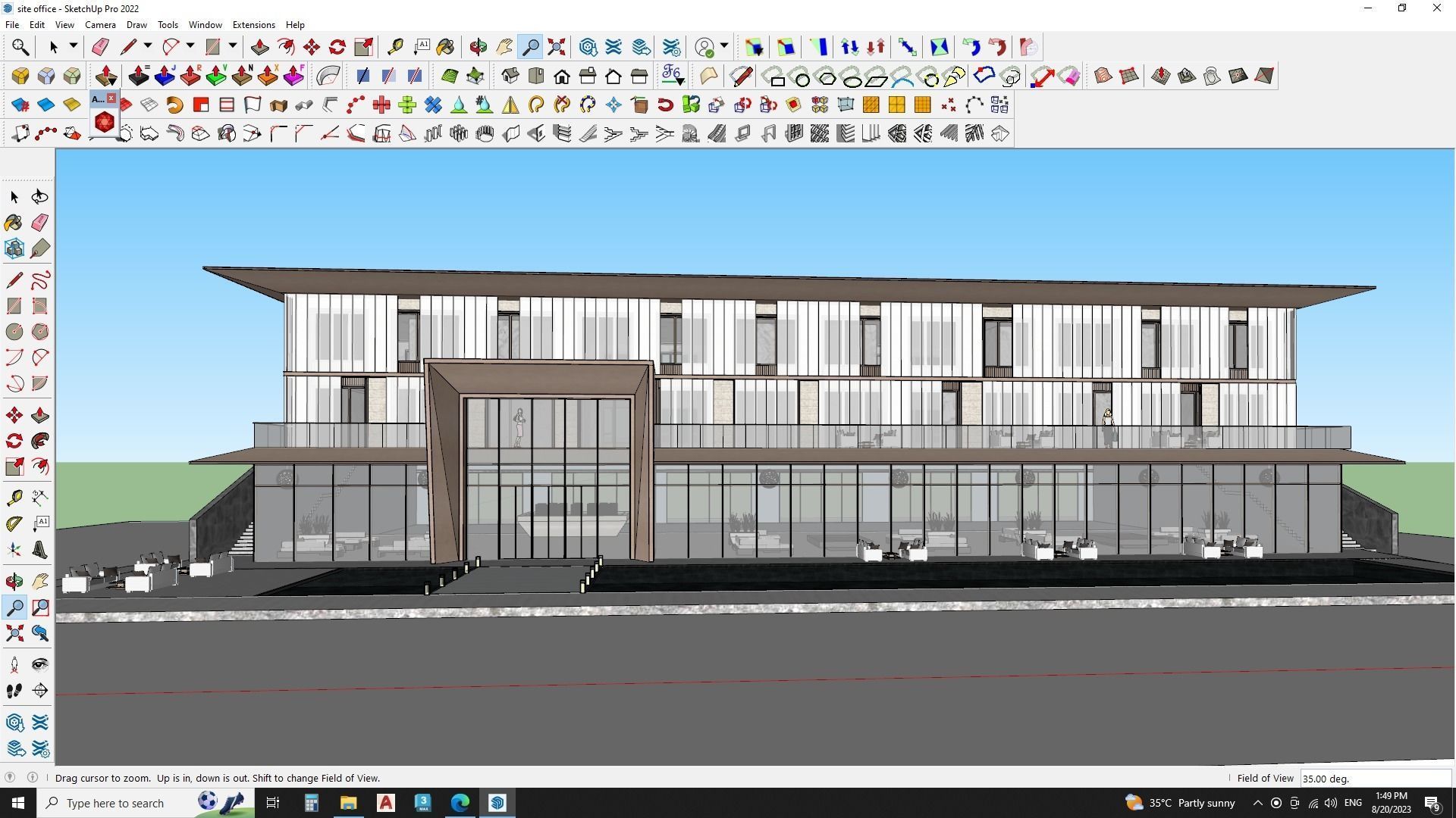 Modern office Building 3d model 3D model | CGTrader