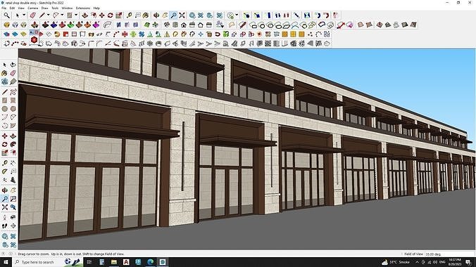 Commercial street mall retail shop 3D model | CGTrader