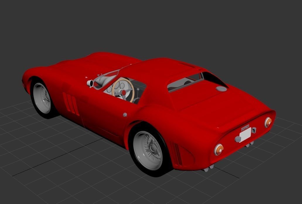 1963 Ferrari 250 GTO 3d model 3D model | CGTrader