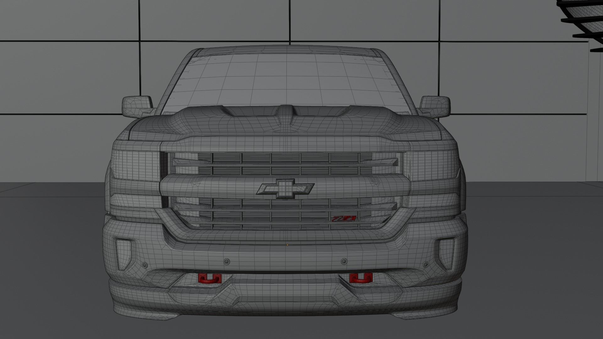 Chevrolet Silverado Z71 Single Cab Modified 3D model | CGTrader