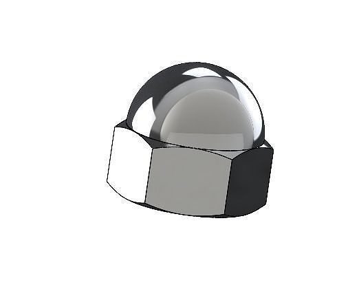 M5 CAP NUT 3D model | CGTrader