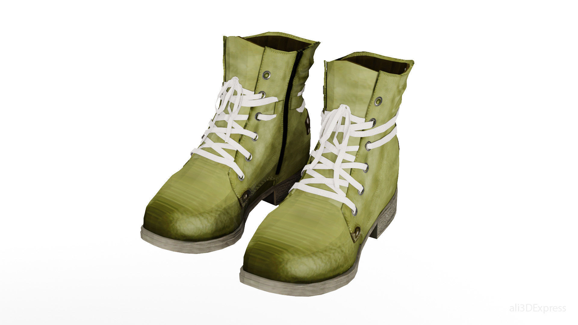 3D model Stylized Rigged Rieker Work Boots Collection VR / AR / low ...