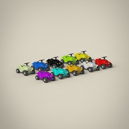 Toy Car Set 3D model | CGTrader