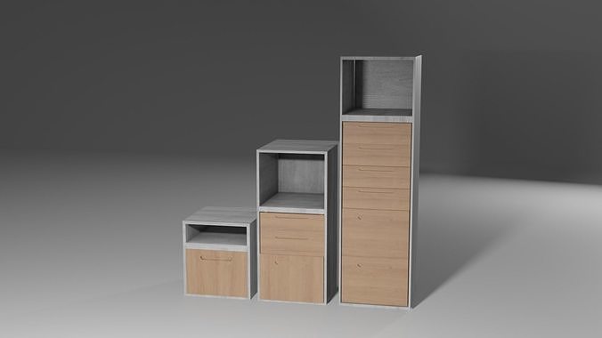 3D model Realistic Drawer room design VR / AR / low-poly | CGTrader