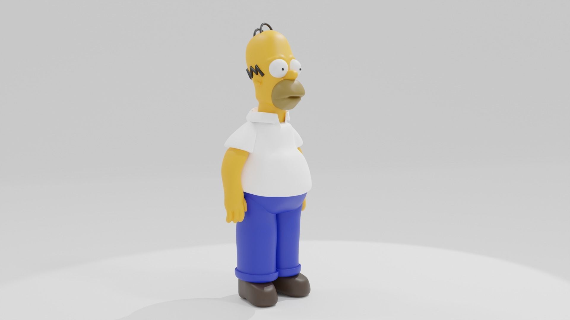 Homer Simpson The Simpsons character 3D model | CGTrader