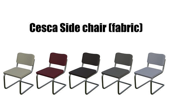 3D model fabric Cesca Side chair VR / AR / low-poly | CGTrader