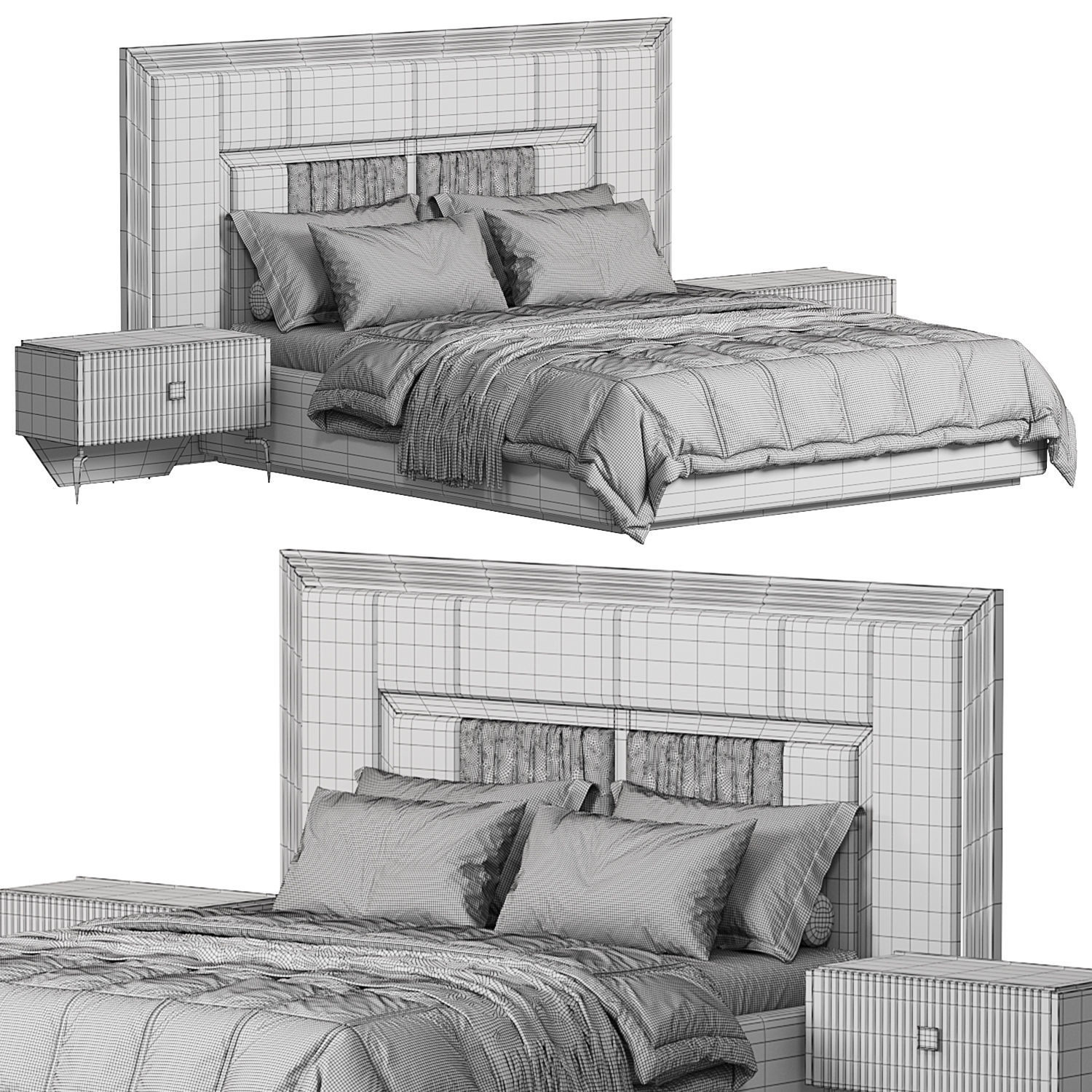 Veron bed by akyuzmobilya 3D model | CGTrader