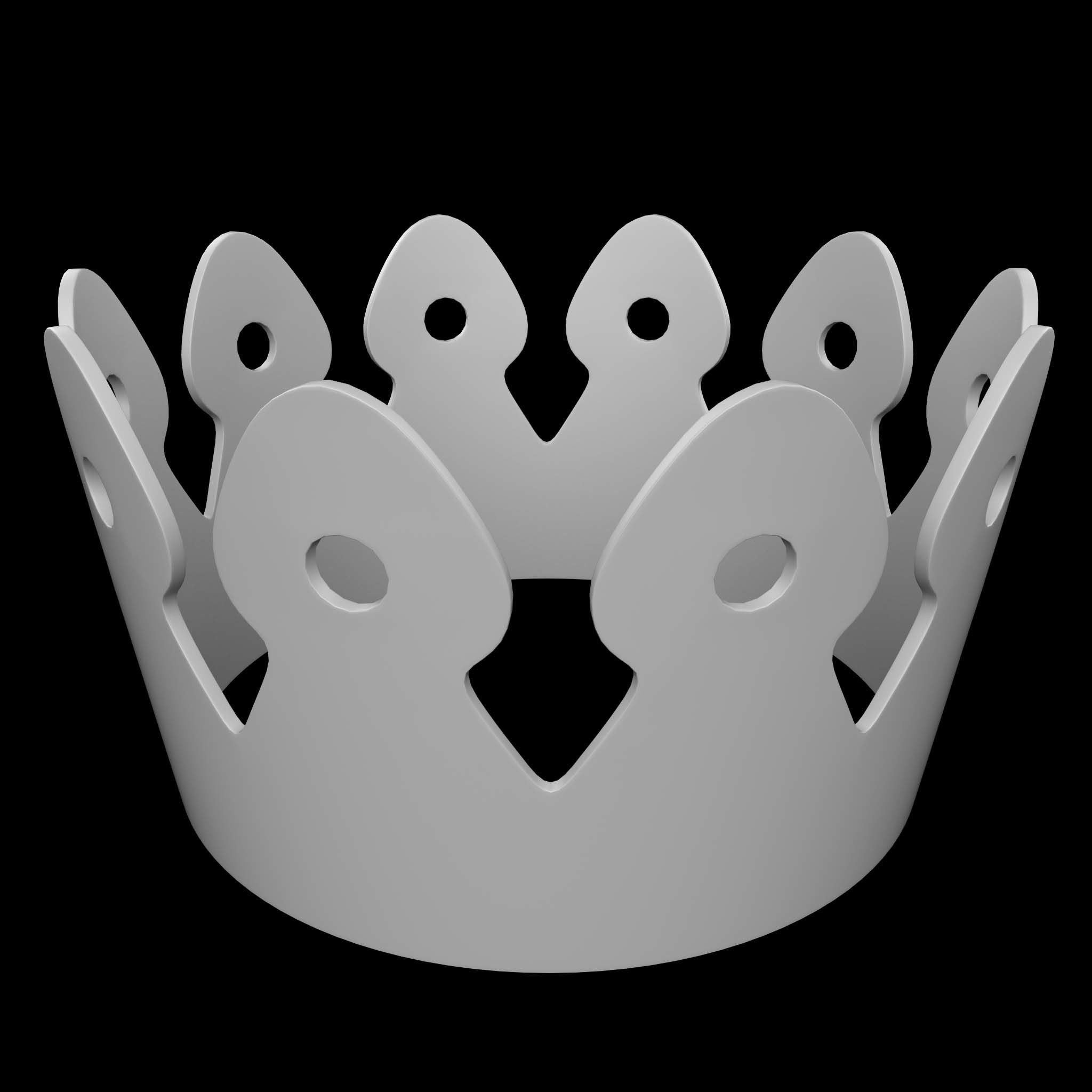 3D model 25 Crown IMM Brush Vol 2 VR / AR / low-poly | CGTrader
