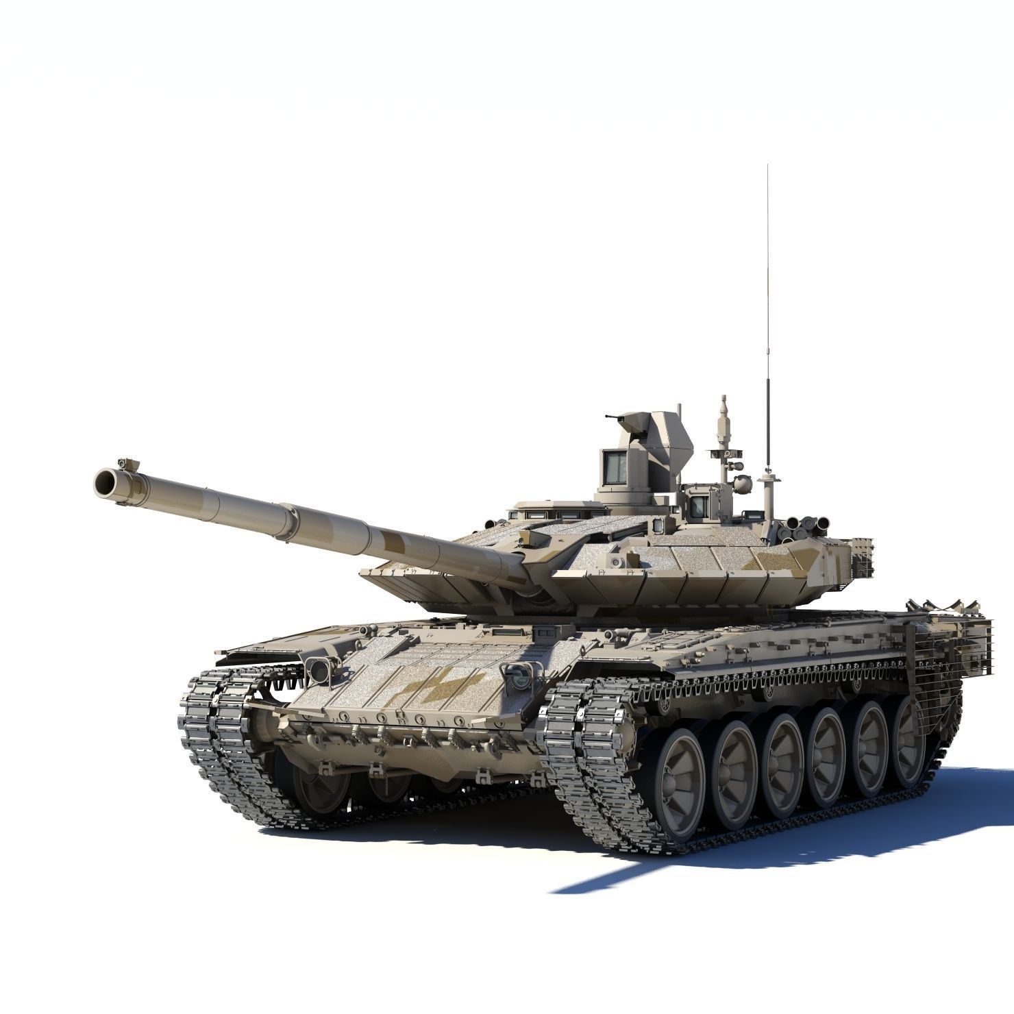 T-90MC 3D model animated | CGTrader