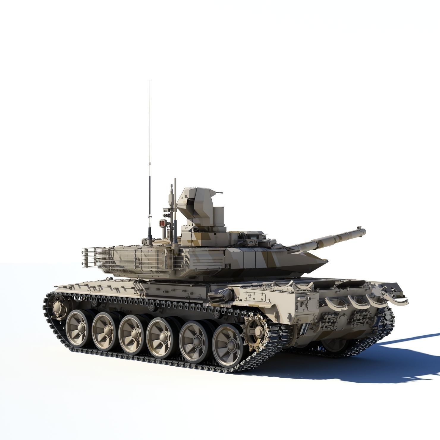 T-90MC 3D model animated | CGTrader