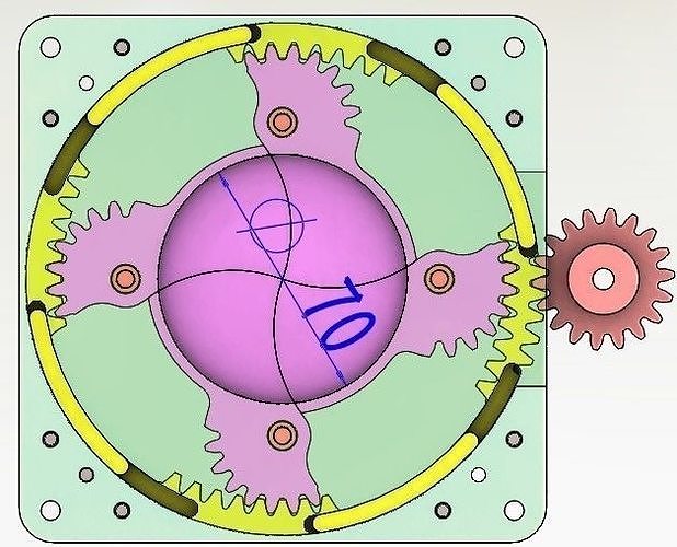 D70T8B4TY2 Motorized Manually open close shutter CNC machining 3D model ...