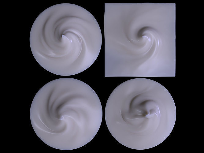 Cosmetic Cream Smears 3D model | CGTrader