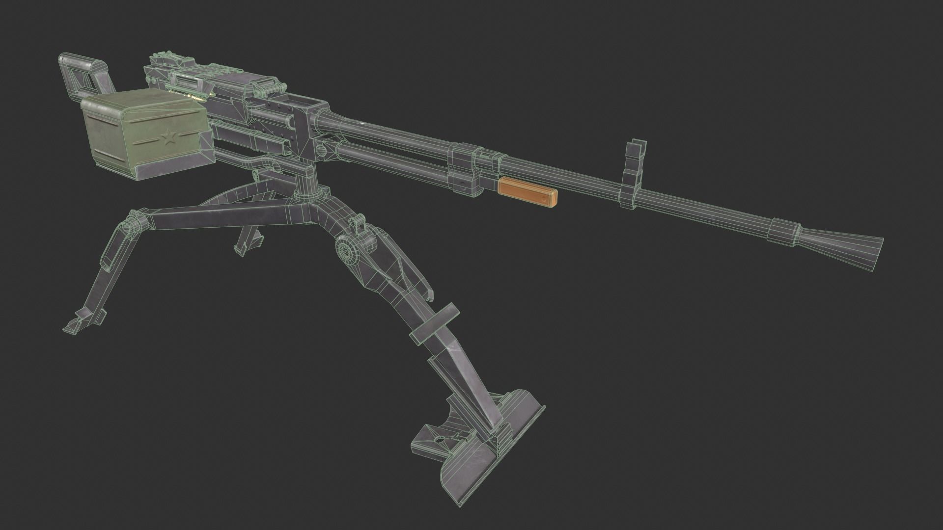KORD Machine Gun 3D model | CGTrader