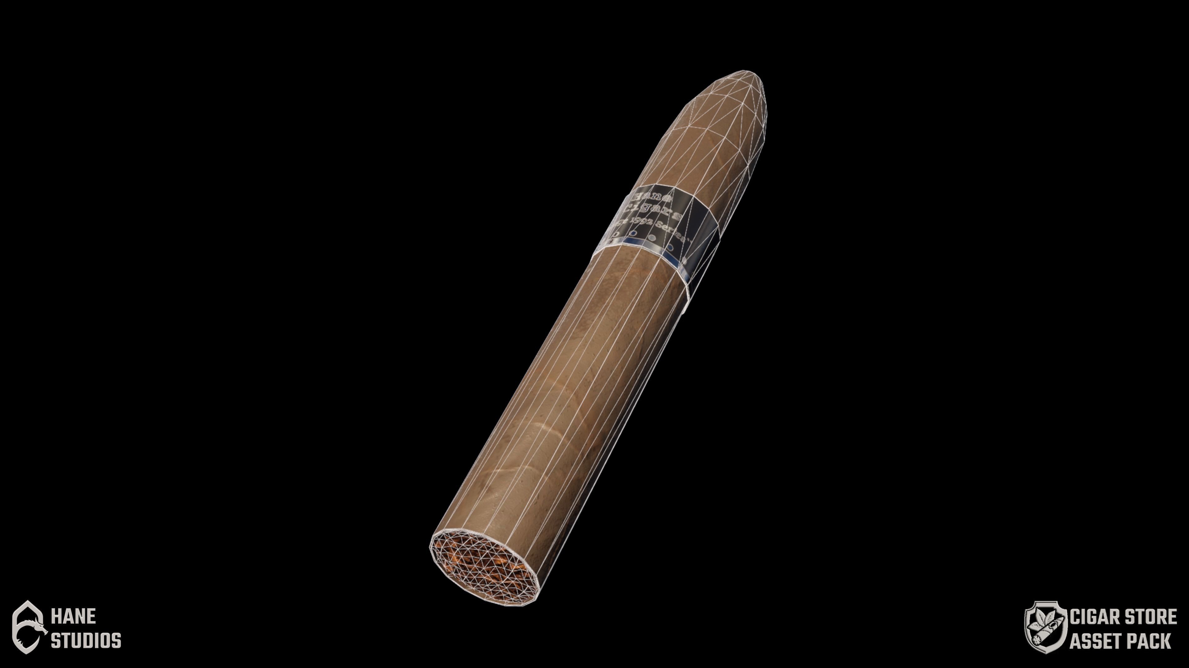 3D model Classy Cigar - Classic VR / AR / low-poly | CGTrader