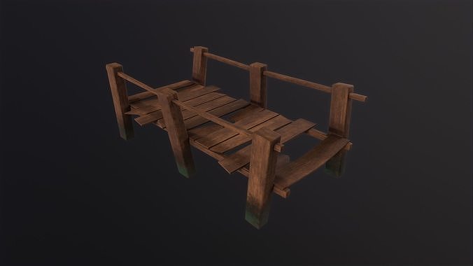 3D model Wooden Dock 3D Model VR / AR / low-poly | CGTrader