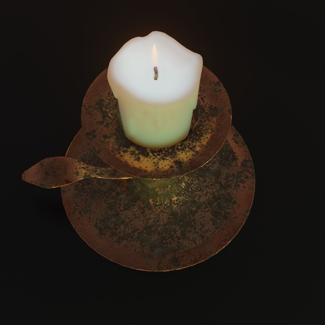3D model Candle Flame 3D animated VR / AR / low-poly | CGTrader