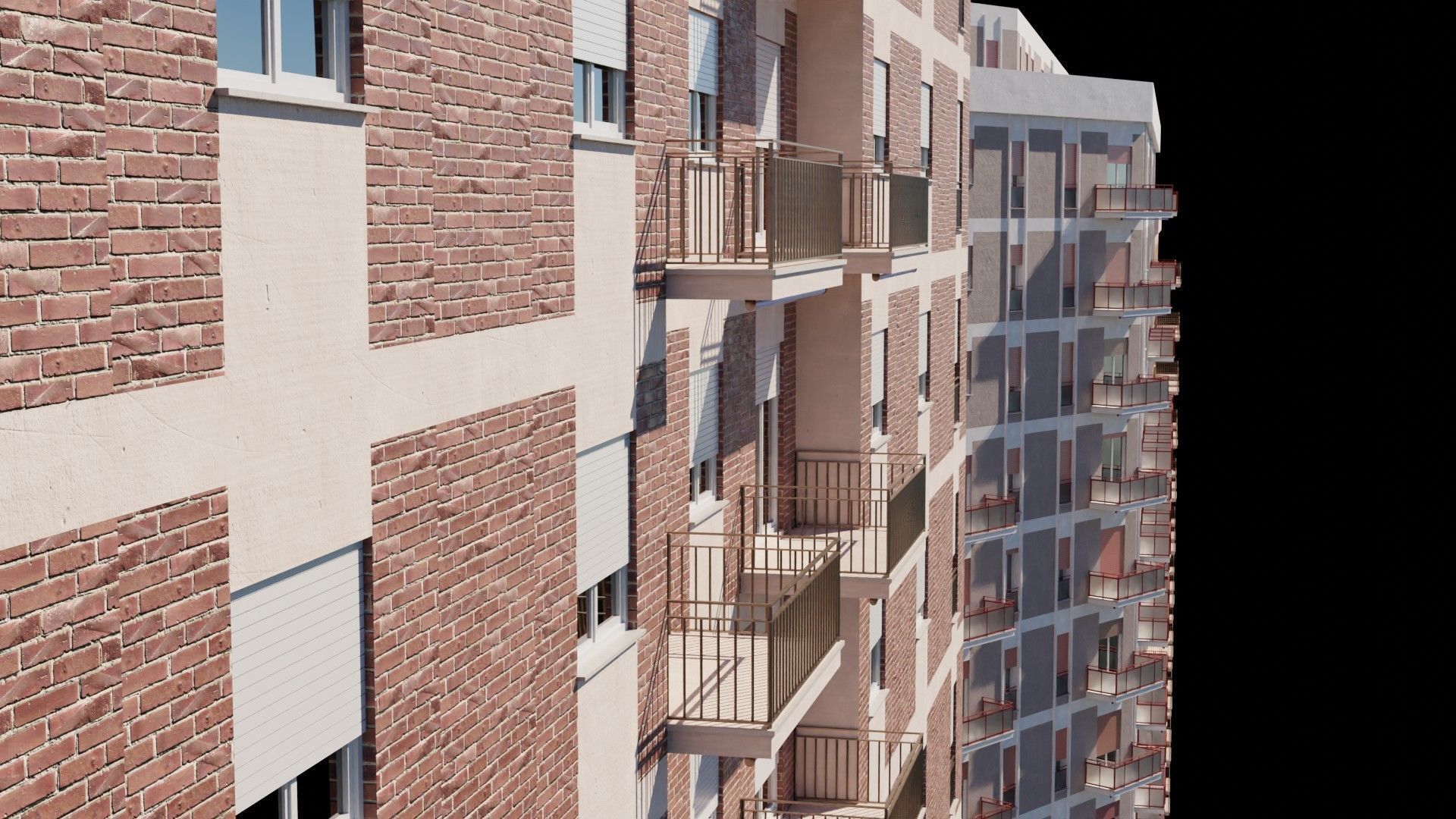 3D model Modular Residential Building Pack VR / AR / low-poly | CGTrader