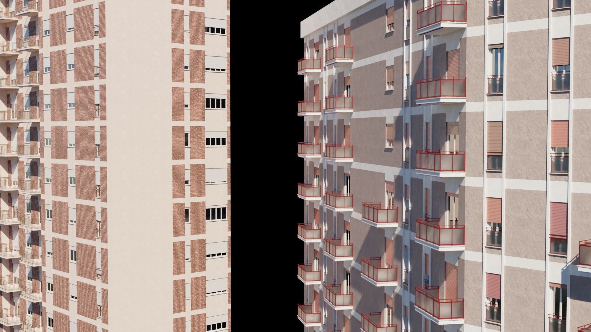 3D model Modular Residential Building Pack VR / AR / low-poly | CGTrader