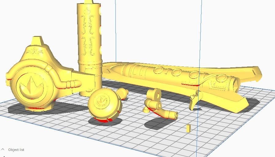 POWER RANGERS DAGA DE DRAGON GREEN RANGER DAGGER 3D model 3D printable ...