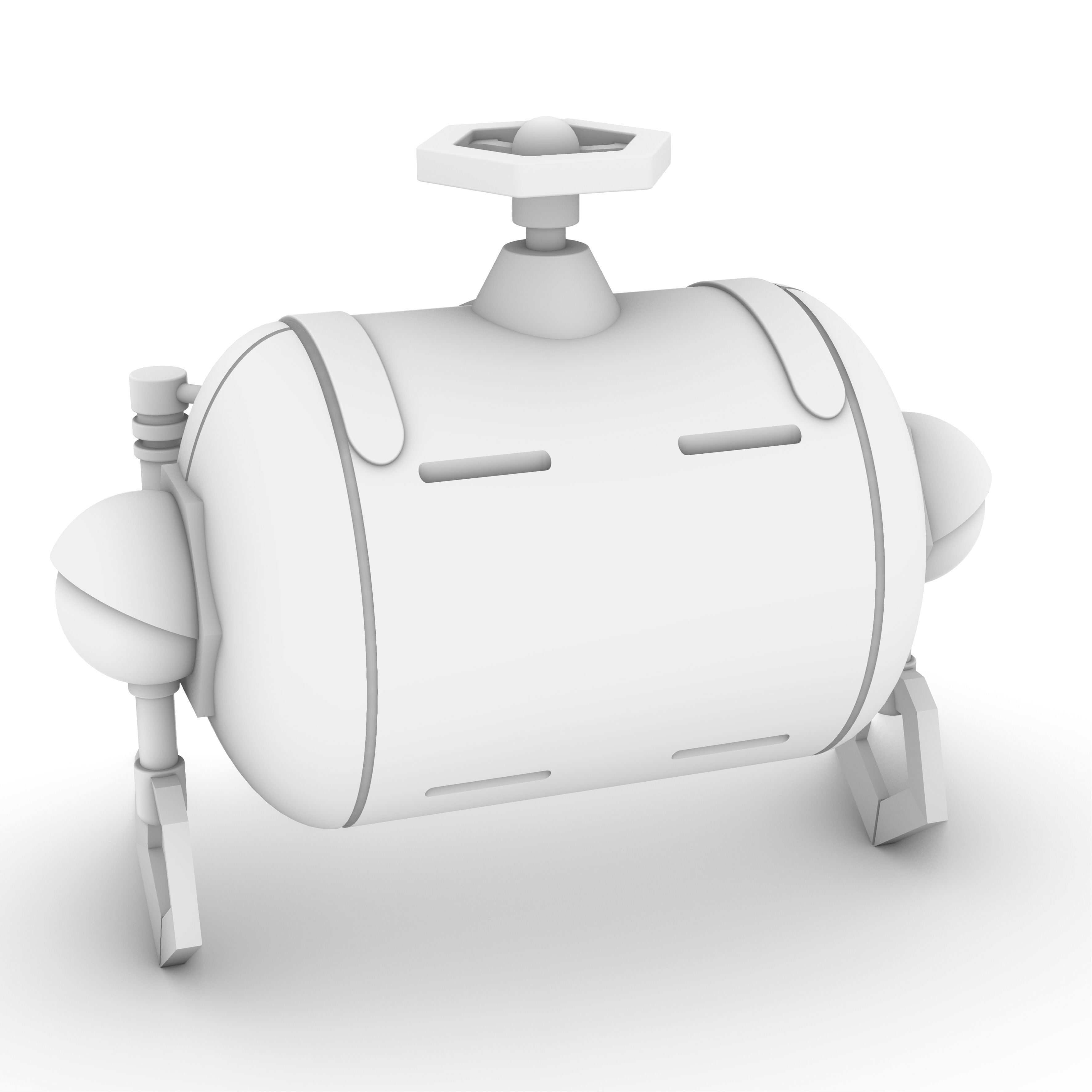 Freminet Diving Backpack from Genshin Impact Cosplay 3D model 3D ...