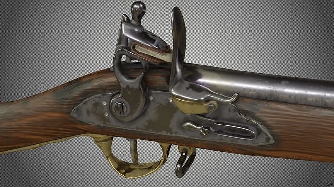 3D model Charleville musket VR / AR / low-poly | CGTrader