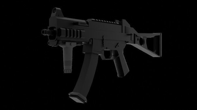 UMP 9mm 3D model | CGTrader