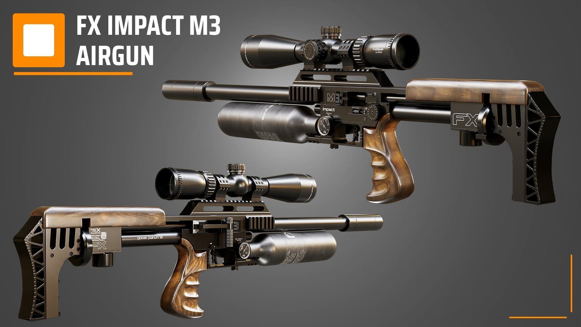 FX Impact M3 Airgun 3D model | CGTrader