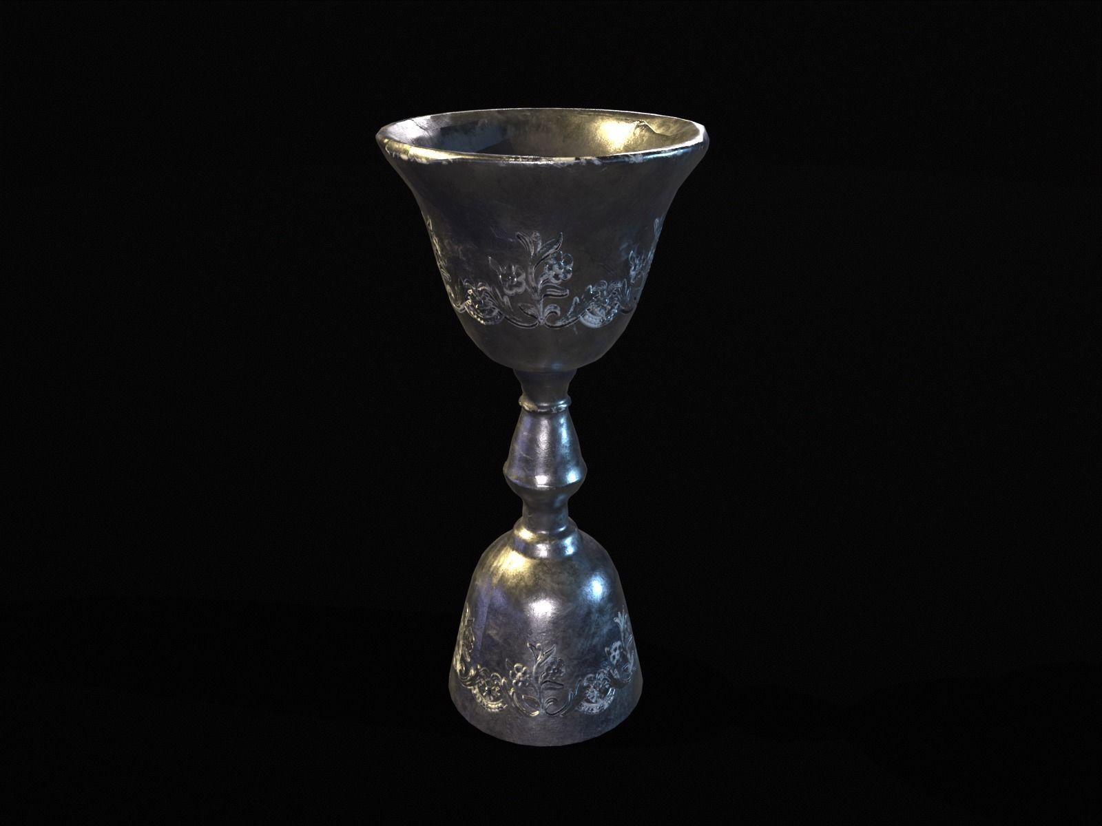 3D model Royal Elegant Skinny Chalice VR / AR / low-poly | CGTrader