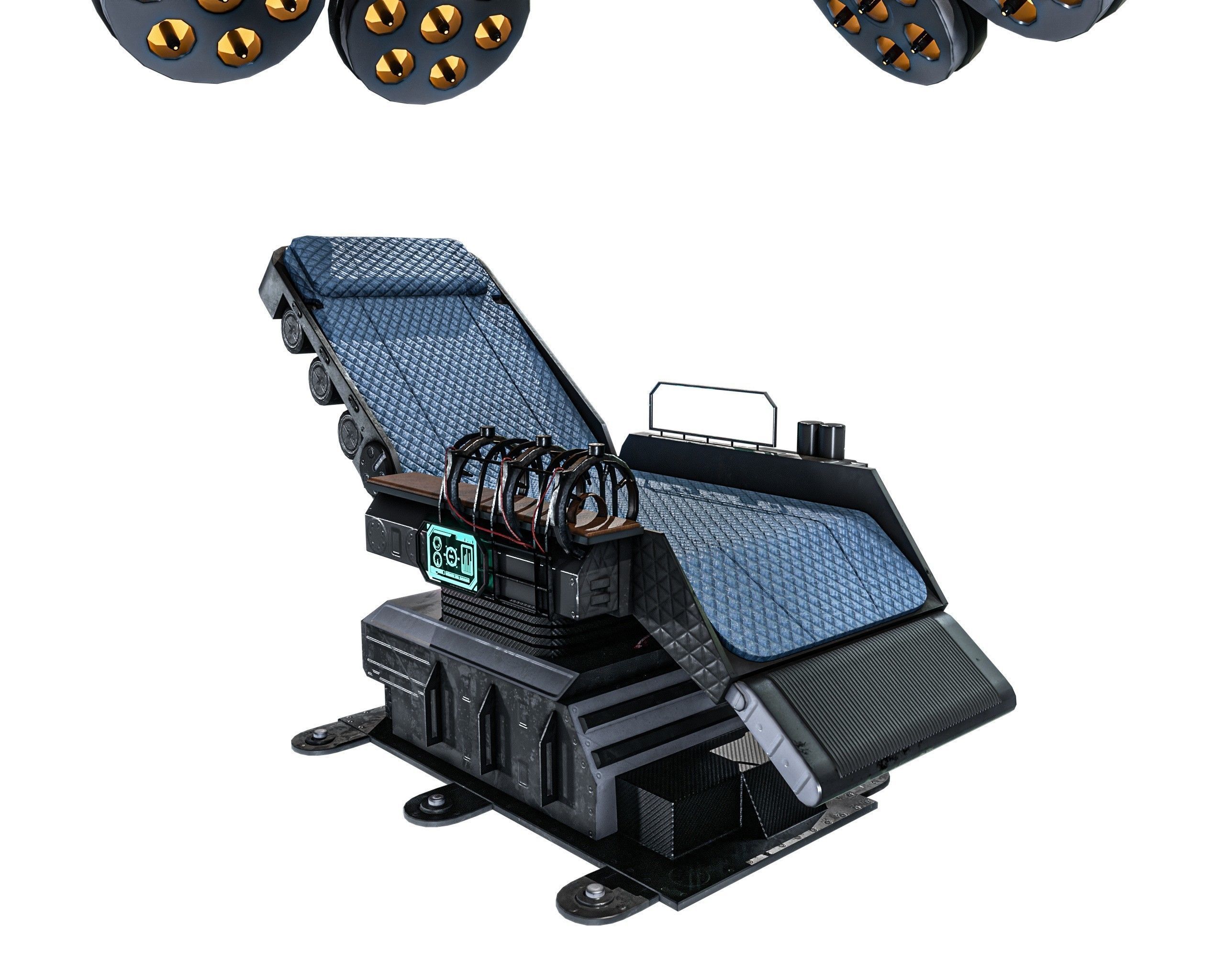 3D model Sci-fi Medical Lab Chair VR / AR / low-poly | CGTrader