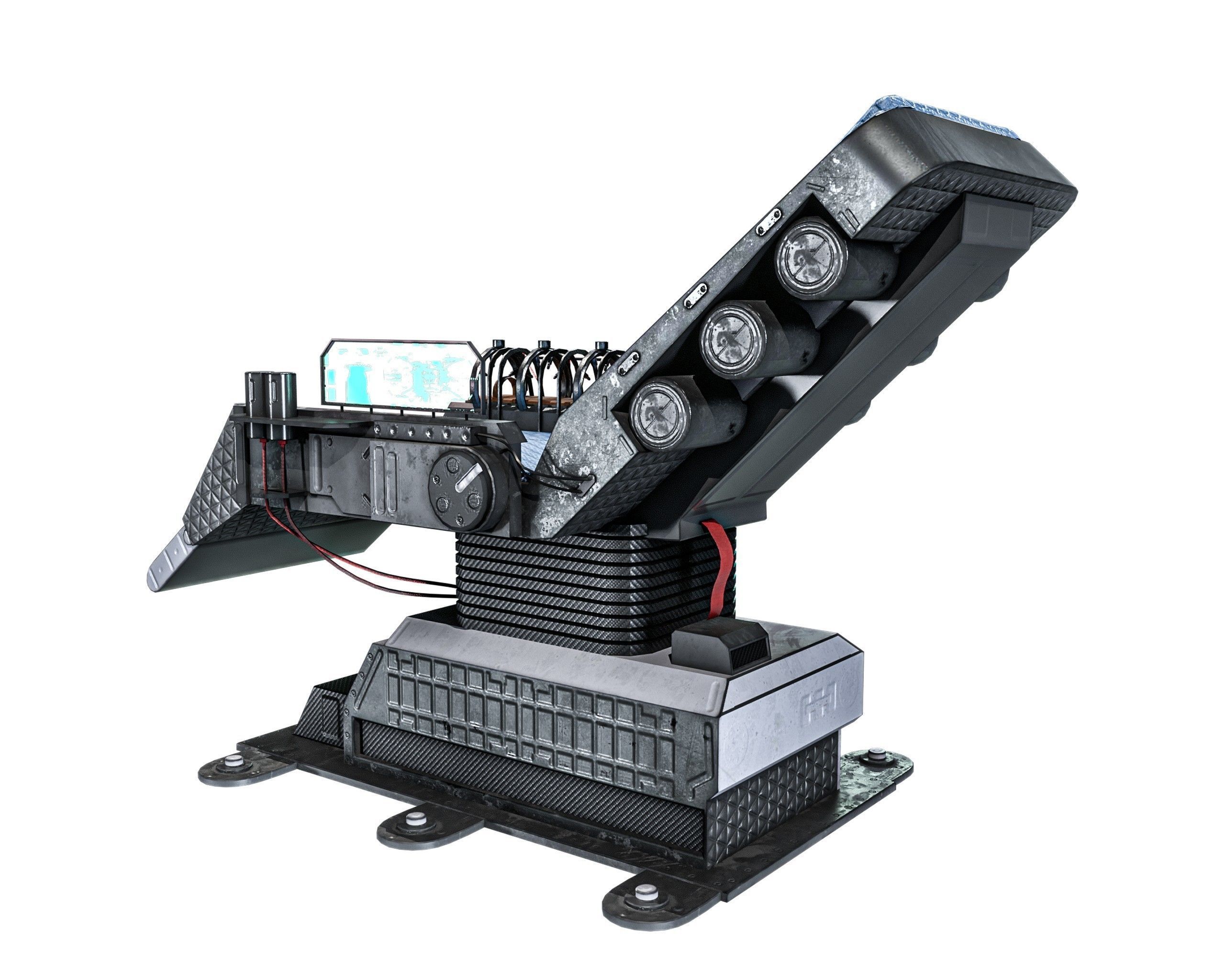 3D model Sci-fi Medical Lab Chair VR / AR / low-poly | CGTrader