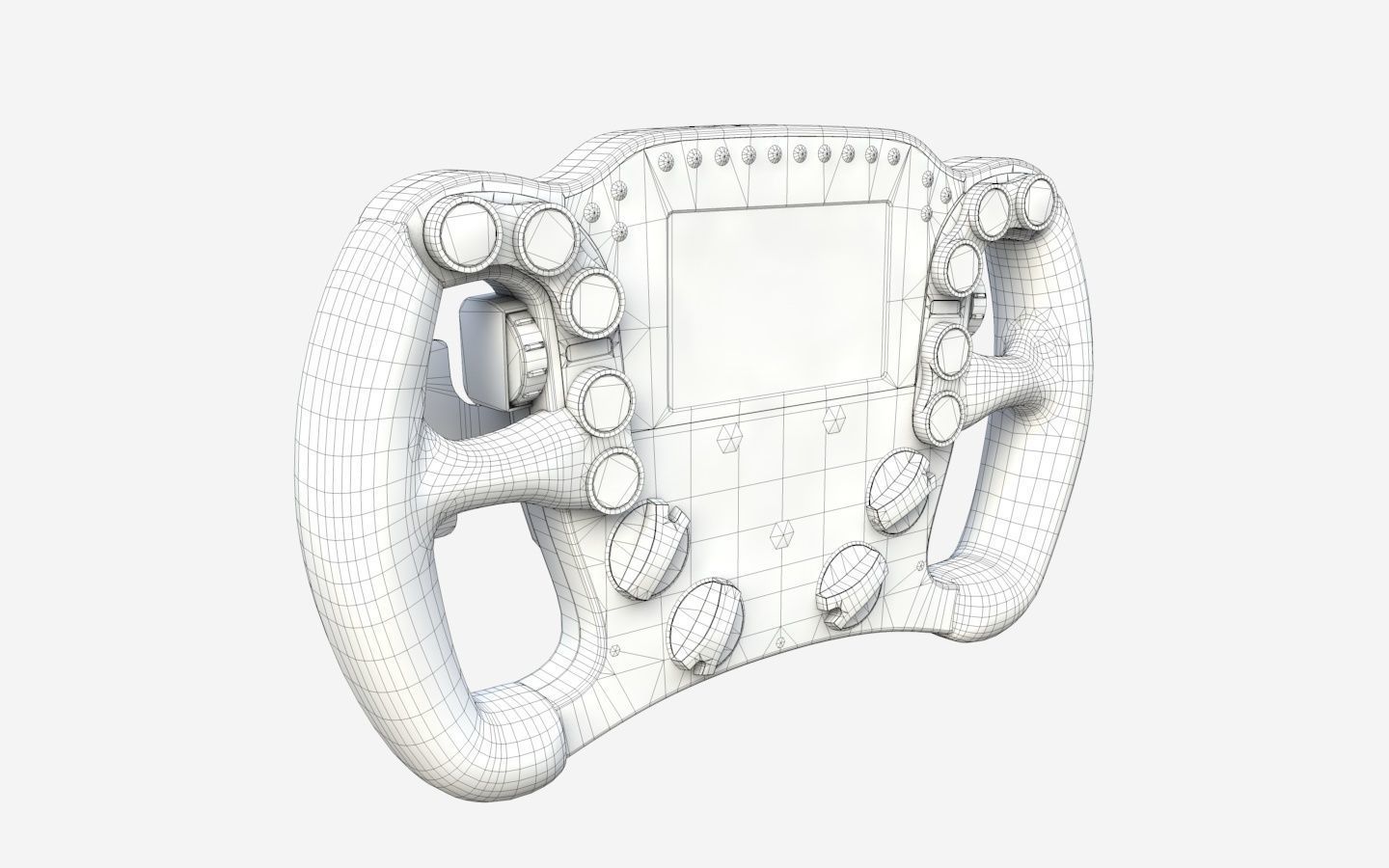3D model Cosworth CCW MK2 Steering Wheel VR / AR / low-poly | CGTrader