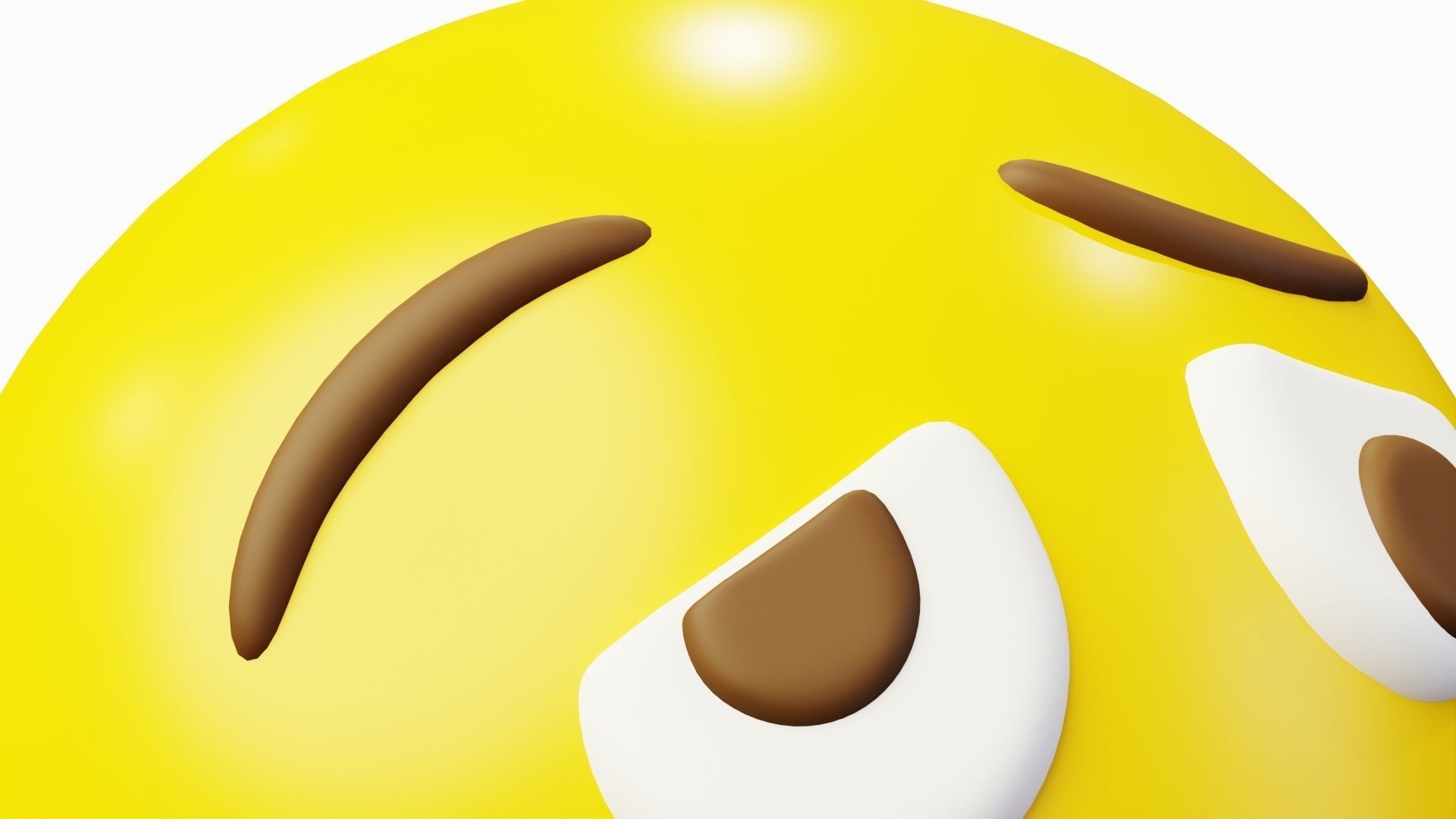 Drunk or Stupid Face Emoticon Emoji or Smiley 3D model | CGTrader