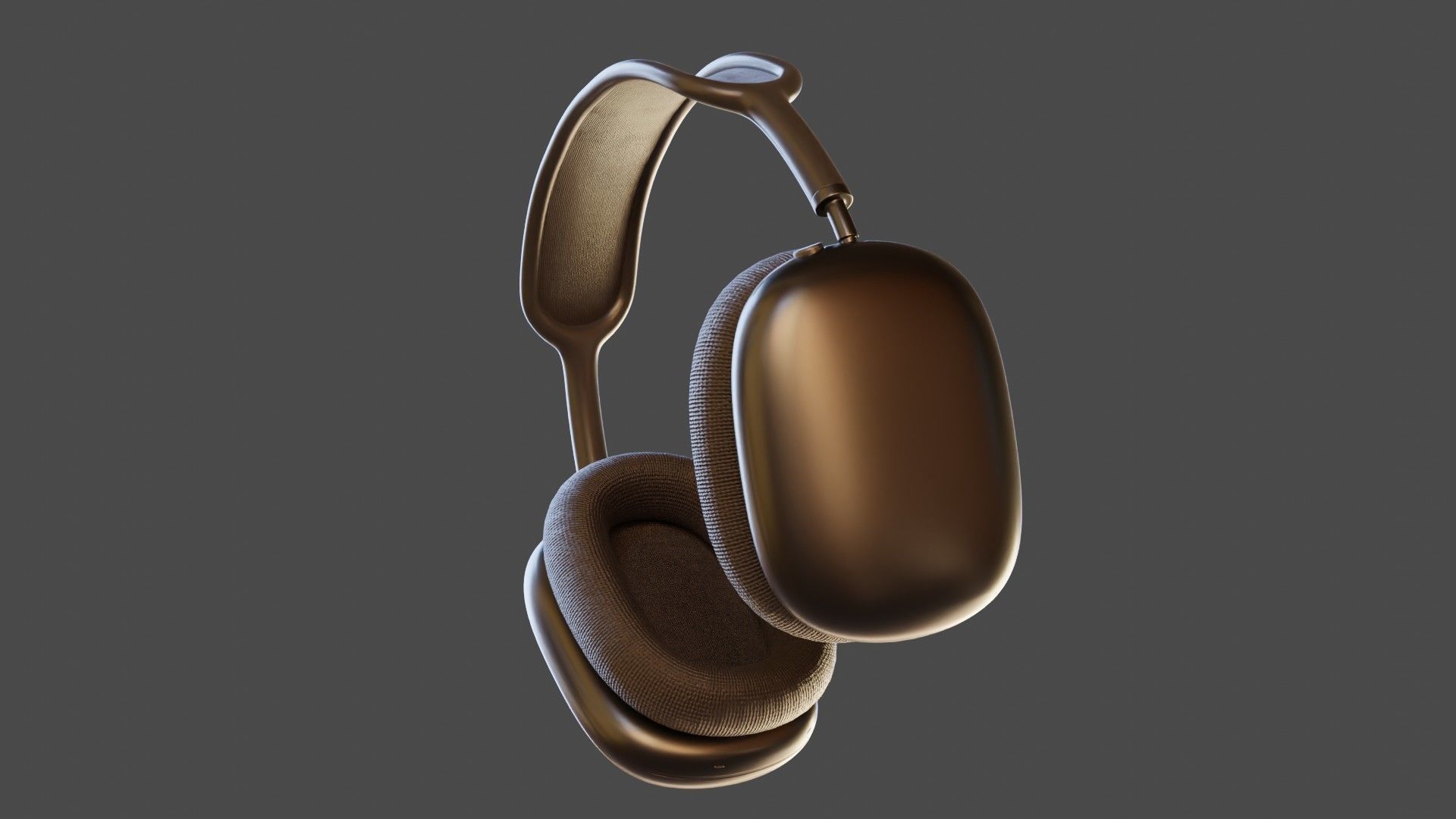 3D model Headphones Apple AirPods Max space gray VR / AR / low-poly ...