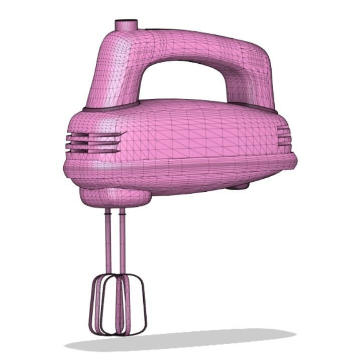 Whisking Machine 3D model | CGTrader