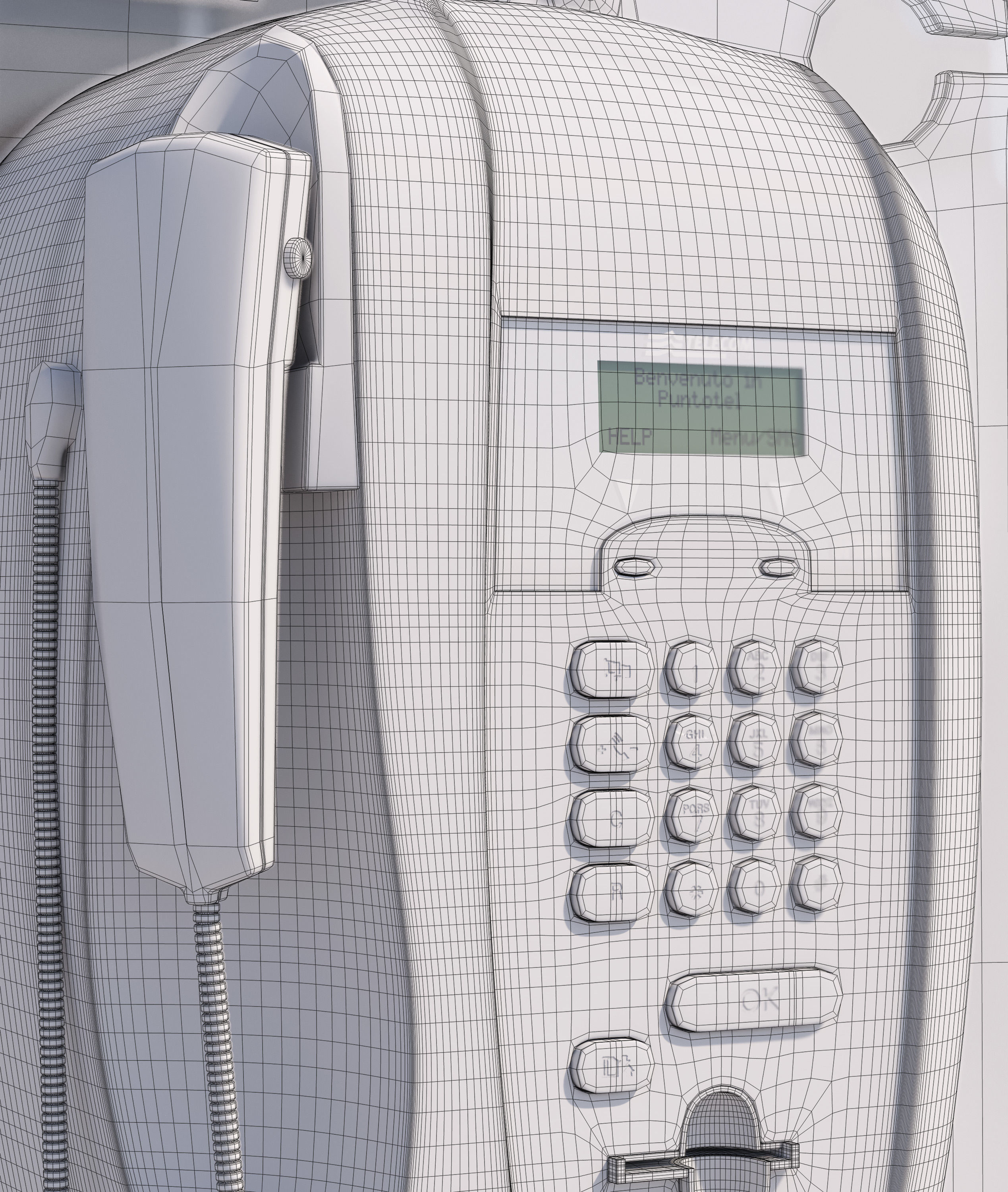Public Phone for Cinema 4D and Corona 3D model | CGTrader