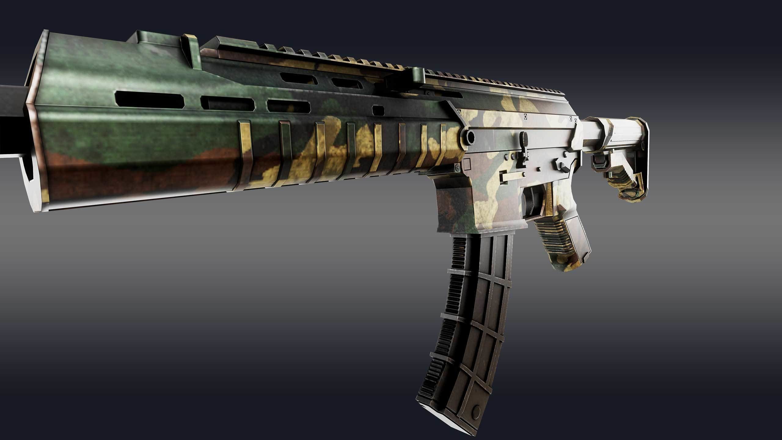 Assault Rifle 3D model | CGTrader