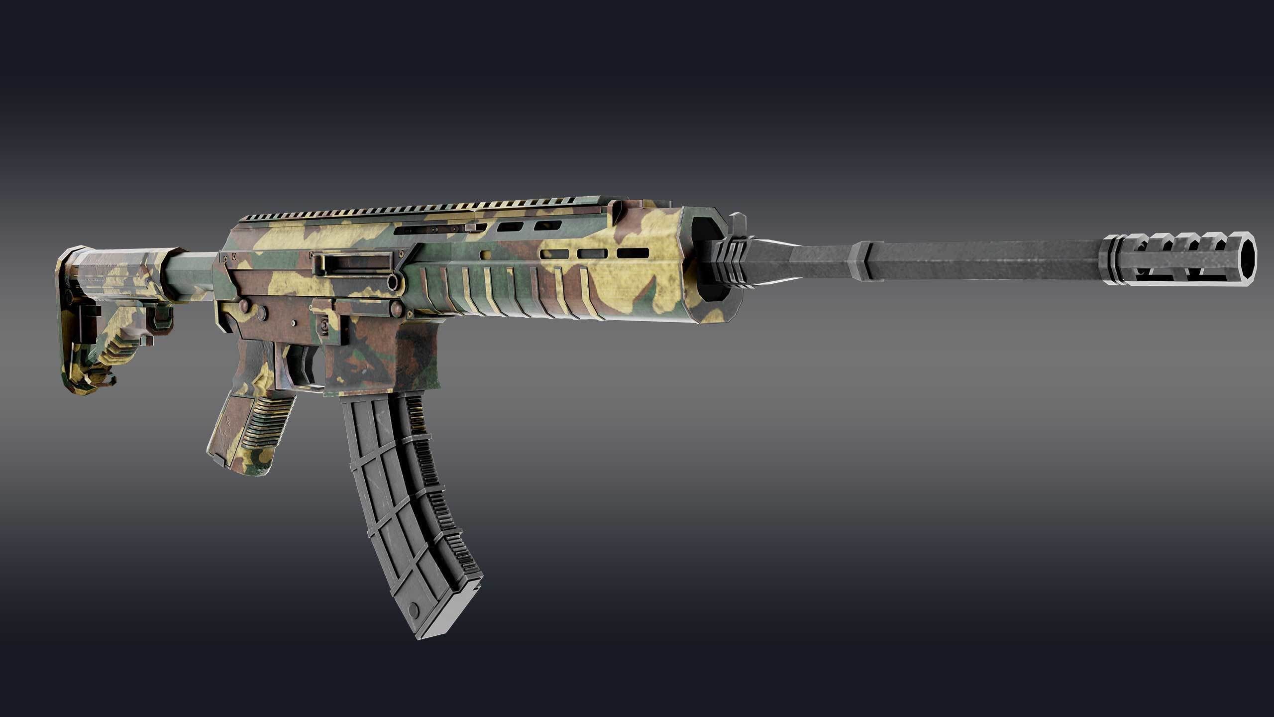 Assault Rifle 3D model | CGTrader