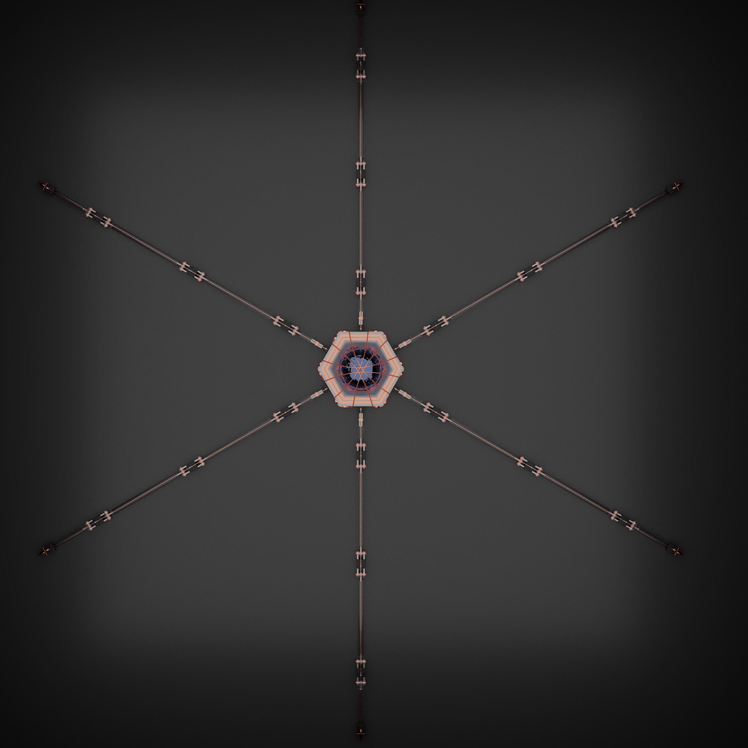 Mechanical spyder-robot 3D model rigged | CGTrader