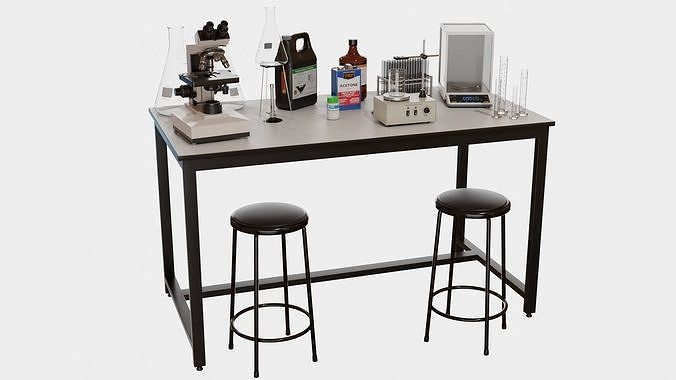 3D model Science Equipment Collection VR / AR / low-poly | CGTrader