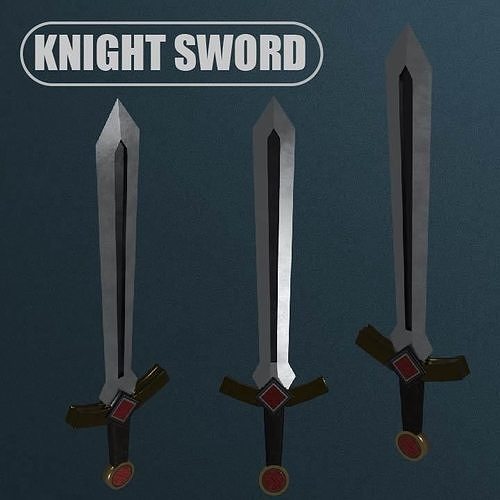 3D model Knight Sword VR / AR / low-poly | CGTrader