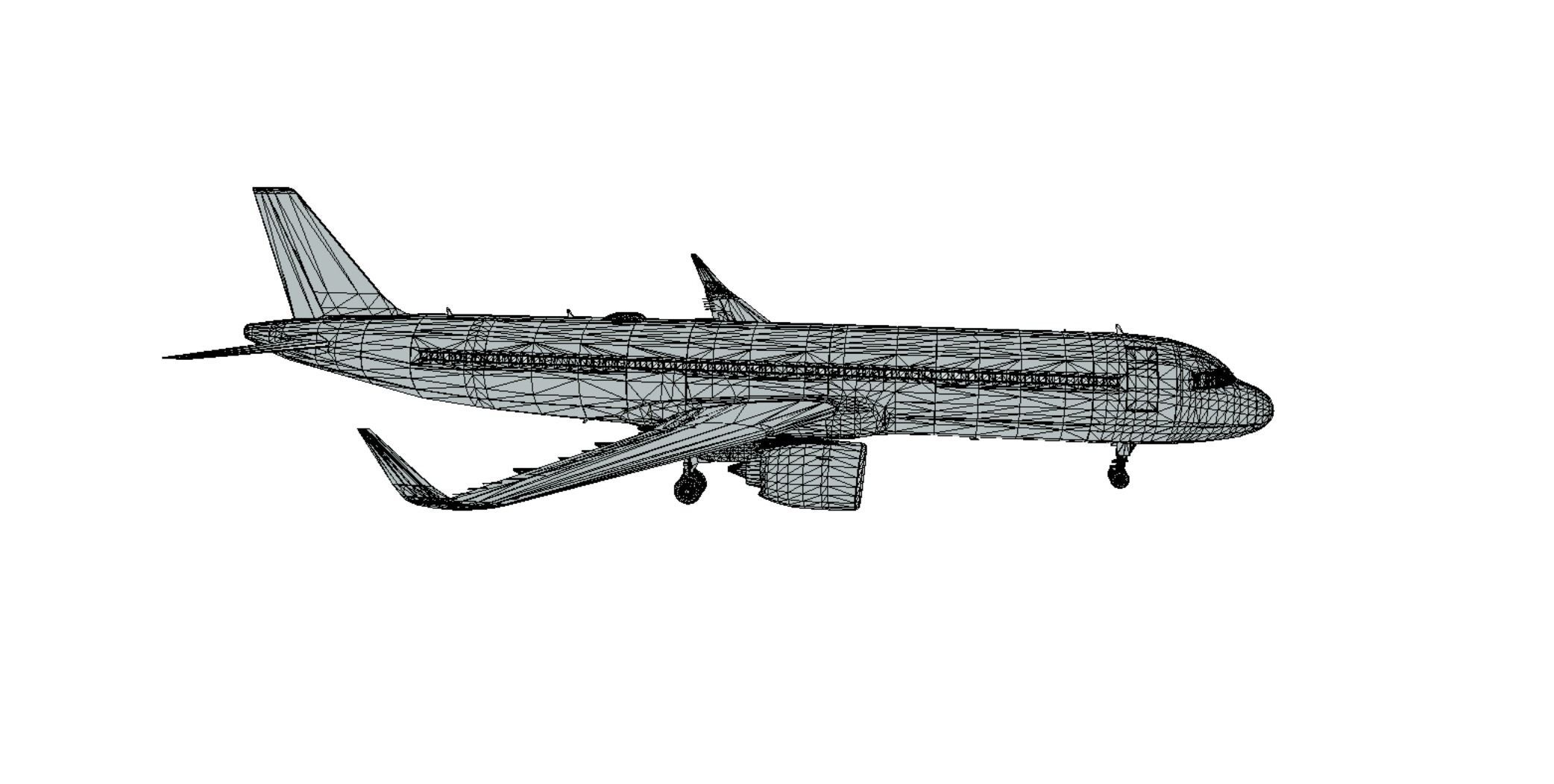 3D model Airbus A321neo jetBlue Airways New Livery VR / AR / low-poly ...