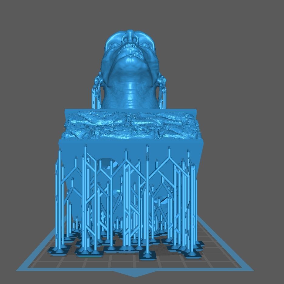 Monster Bust Metal Head Jordu Schell 3D model 3D printable | CGTrader