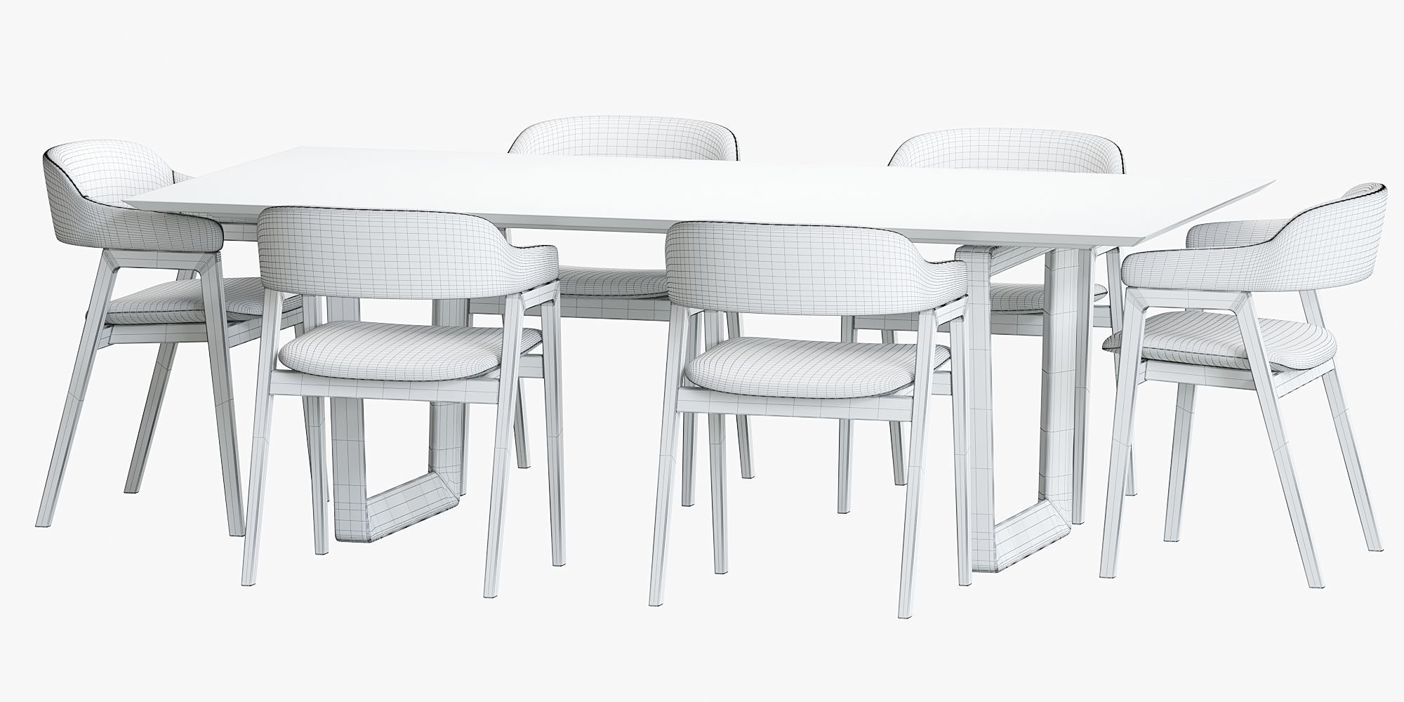 Article Savis chair and Bolero table 3D model | CGTrader