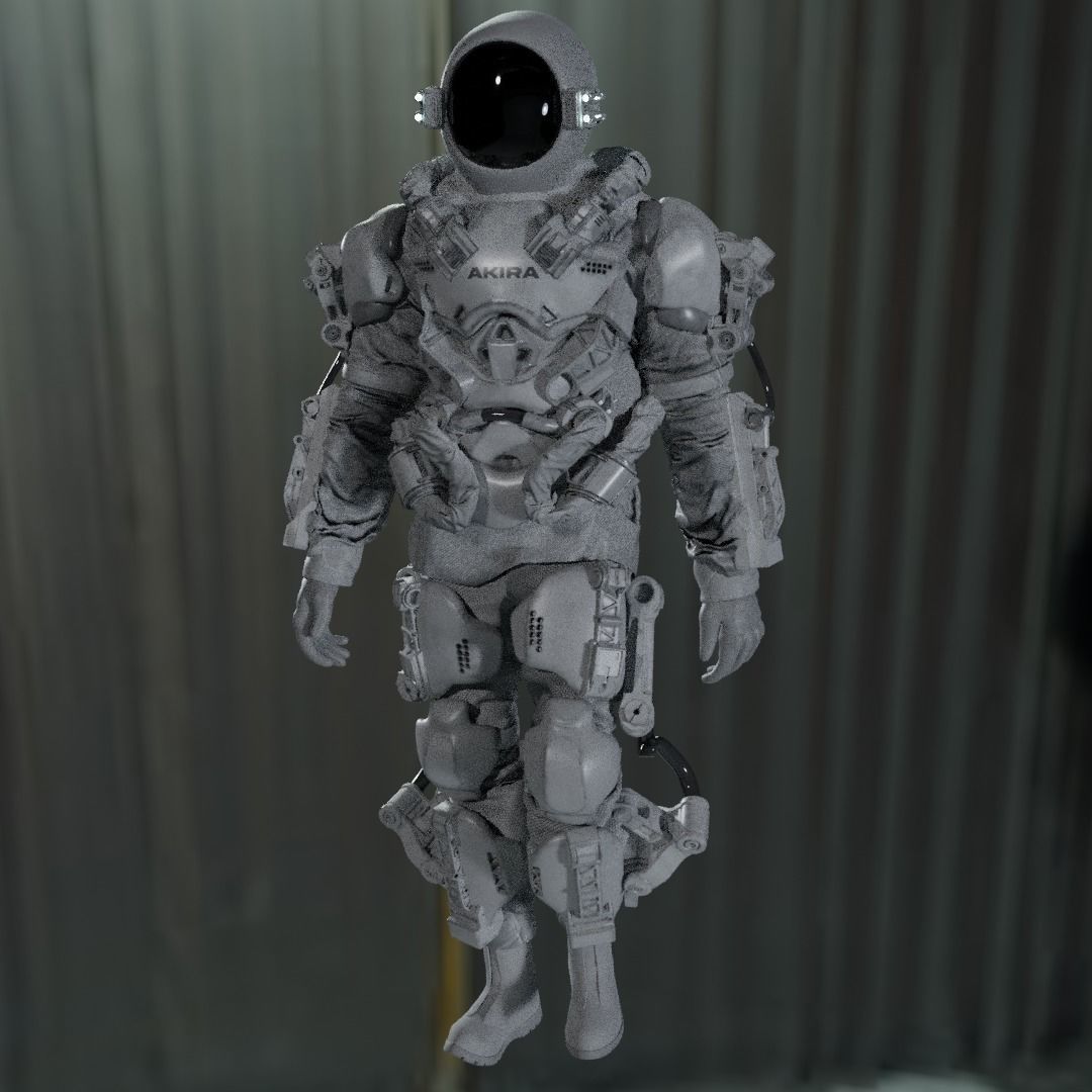 3D model Space suit - Astro ranger VR / AR / low-poly | CGTrader