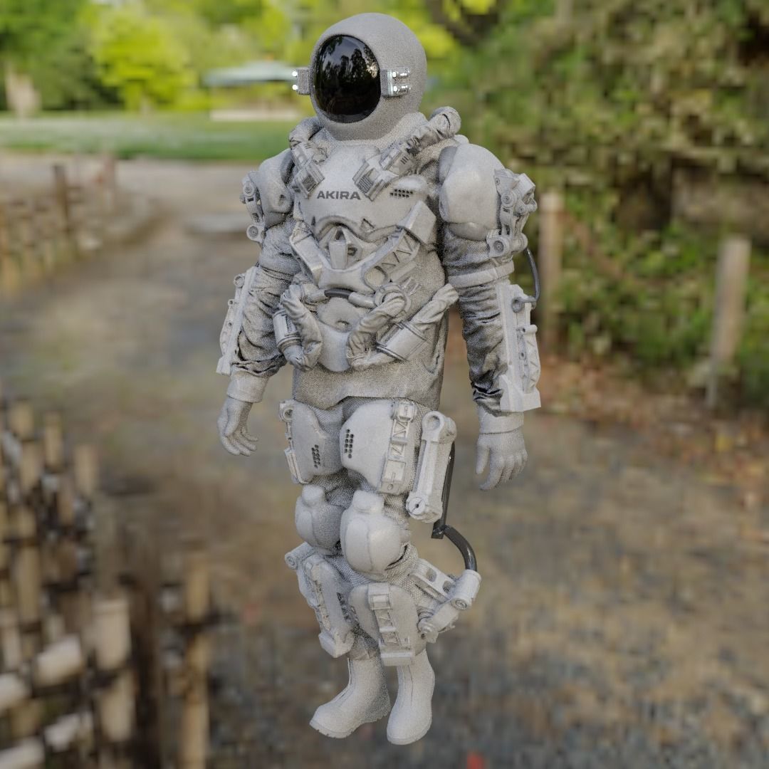 3D model Space suit - Astro ranger VR / AR / low-poly | CGTrader
